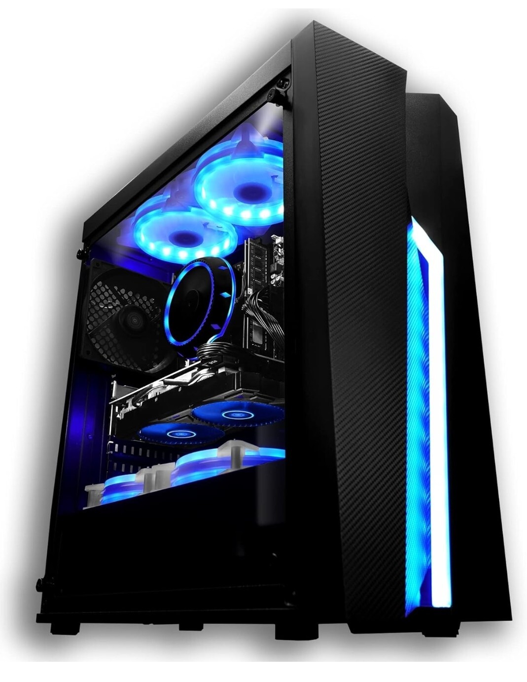 SAAV T102 Gaming PC Desktop Computer Tower Prebuilt with Intel Core i7 ...