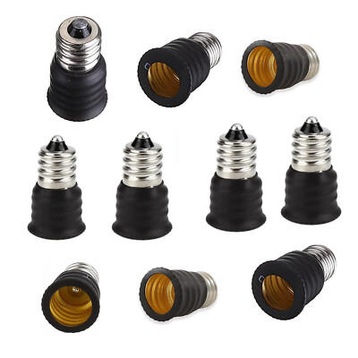 100pcs E11 To US E12 Candelabra Base Socket LED Light Bulb Lamp Adapter ...