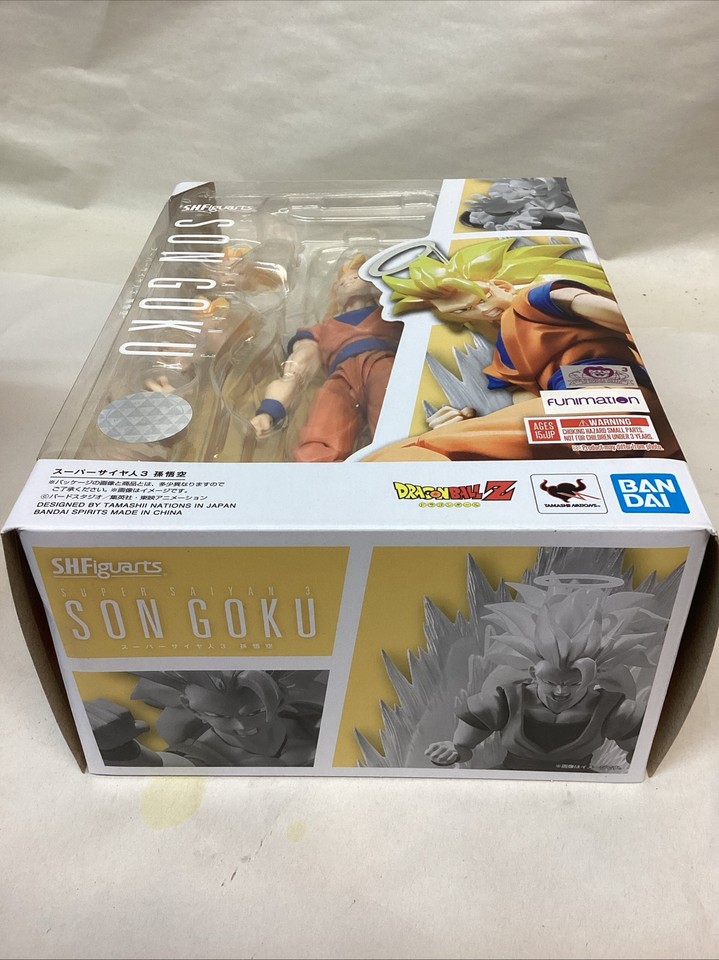 Bandai S.H. Figuarts Dragon Ball Z Super Saiyan 3 SS3 Son Goku Figure ...