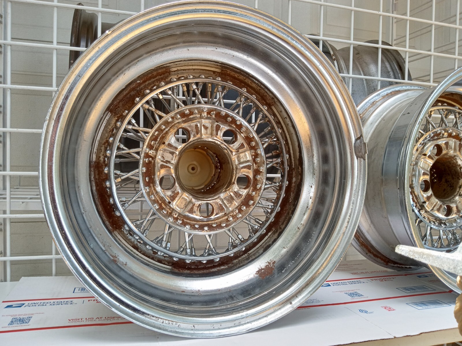 1988 Appliance True Spoke Wire Wheels 15x8 Rear USA & MEXICO Front 14×7 ...