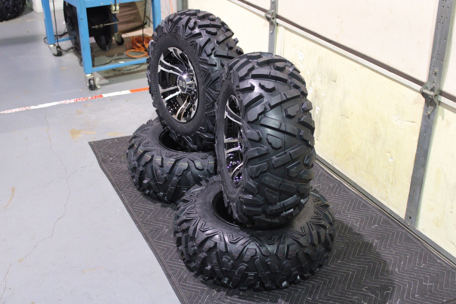 Polaris Ranger 570 25" Quadking ATV Tire & Raptor Wheel Kit POL3CA ...