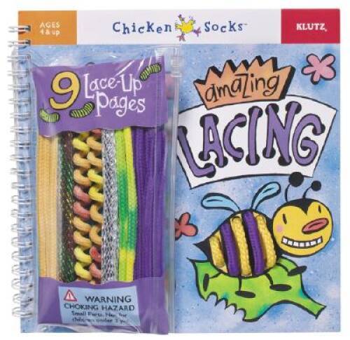 Chicken Socks Amazing Lacing Activity Book - Hardcover-spiral - GOOD ...