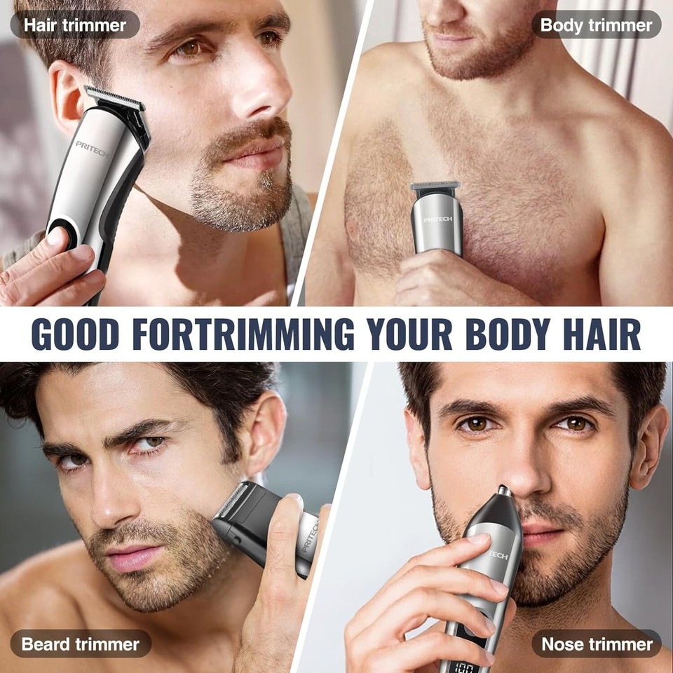 Manscaping Trimmer Kit Pubic Hair Shave Manscape Razor For Men Personal ...