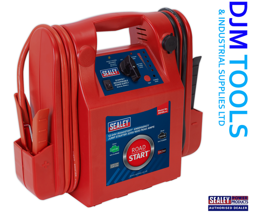 Sealey RS105 RoadStart Emergency Power Pack 12/24V 3200/1600 Peak Amps ...