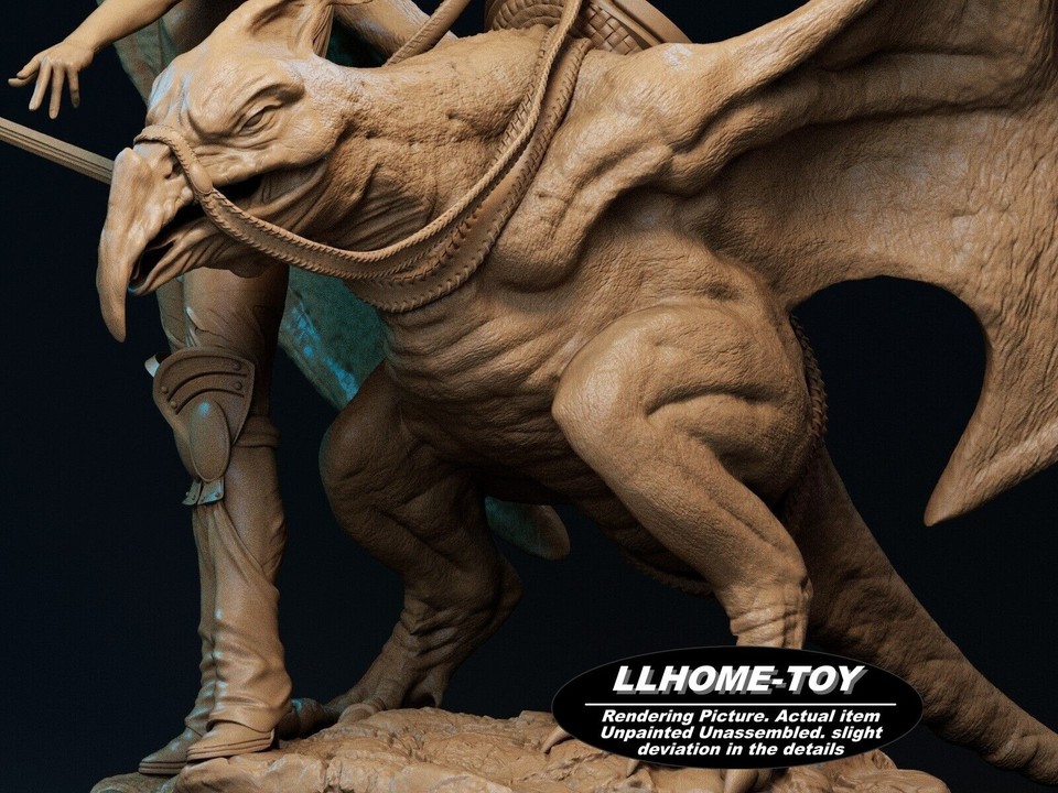 28CM Taarna Dragon Resin 3D Print Unassembled Unpainted Model Garage ...