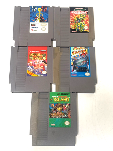 Lot of 5 Vintage Nintendo NES Game Cartridges - Not Tested - As Is | eBay