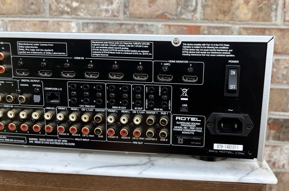 ROTEL RSP-1572 SURROUND SOUND PROCESSOR 7.1 W/remote | eBay