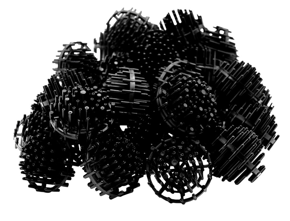 Bio-Balls Pond Filter Material to House Beneficial Bacteria – 1 Cubic ...