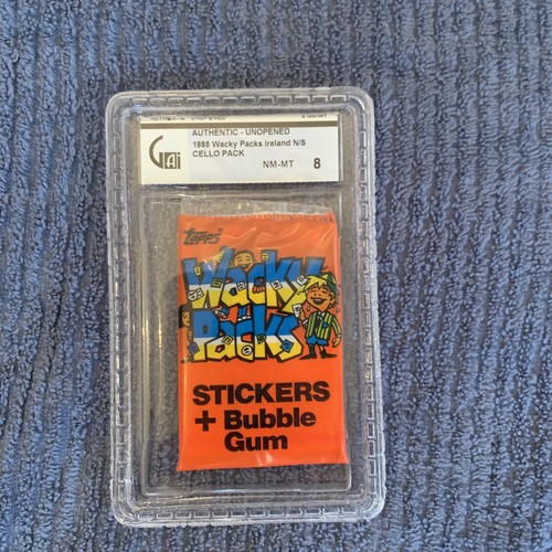 1985 Topps Wacky Packs Irish Sticker & Bubble gum Sealed Package, NM ...