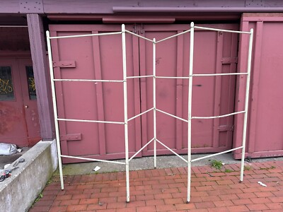 Antique Four Panel Painted Folding Display Rack for Linens or Quilts | eBay