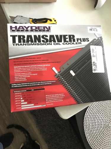 Hayden Transaver Plus Extra Heavy Duty Transmission Cooler 1679 for ...