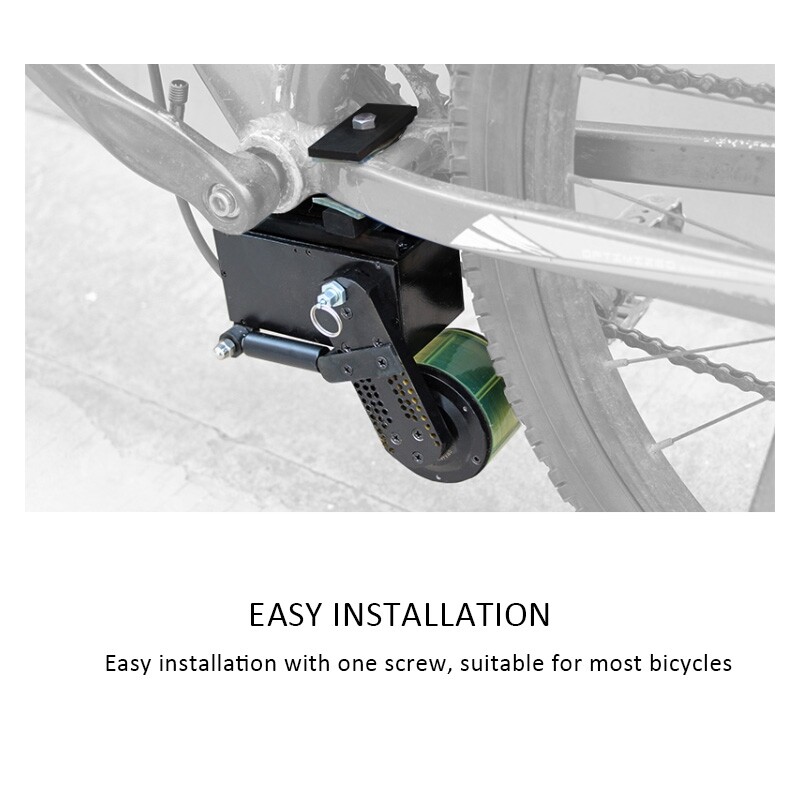 48V 5.2A 300W Bicycle Speed Booster Kit Friction Drive Electric Bike w ...