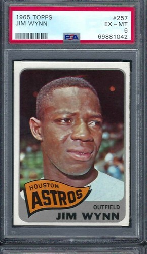 1965 Topps # 257 Jim Wynn Astros EX MT PSA 6 | eBay