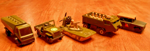 Lot of 5 Matchbox Military Vehicles 70s Vintage NICE | eBay