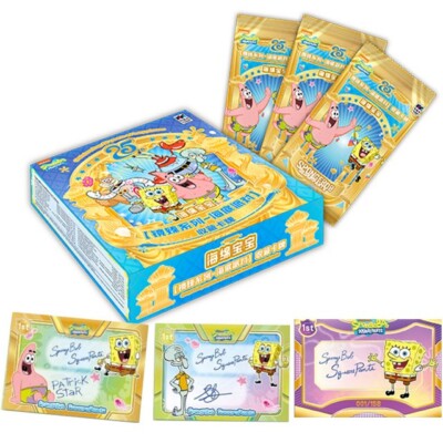 SpongeBob SquarePants Anime Collection Trading Cards Box 25th ...