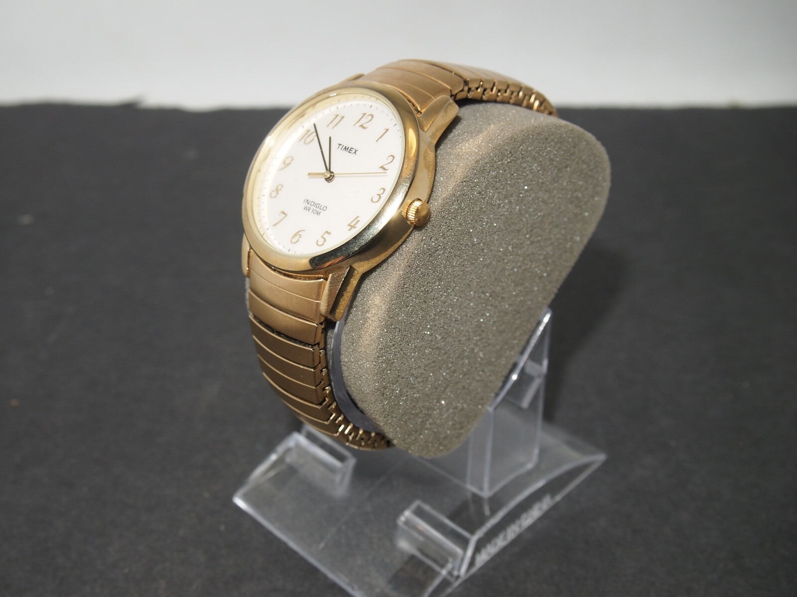 Timex T2H301, Easy Reader, Men's, Goldtone Expansion Watch, Indiglo ...