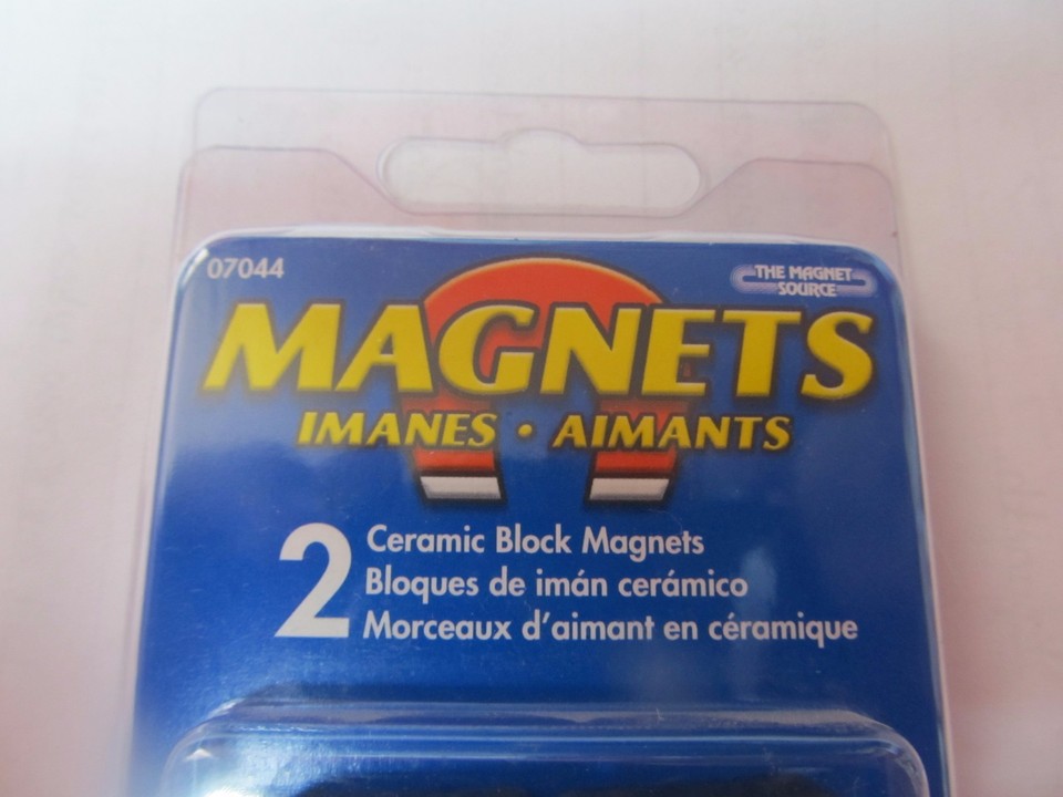 Master Magnetics Ceramic Block Magnets Pk/2 #07044 NEW | eBay