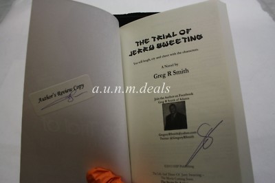 (Signed) Greg R Smith , The Trial of Jerry Sweeting | eBay