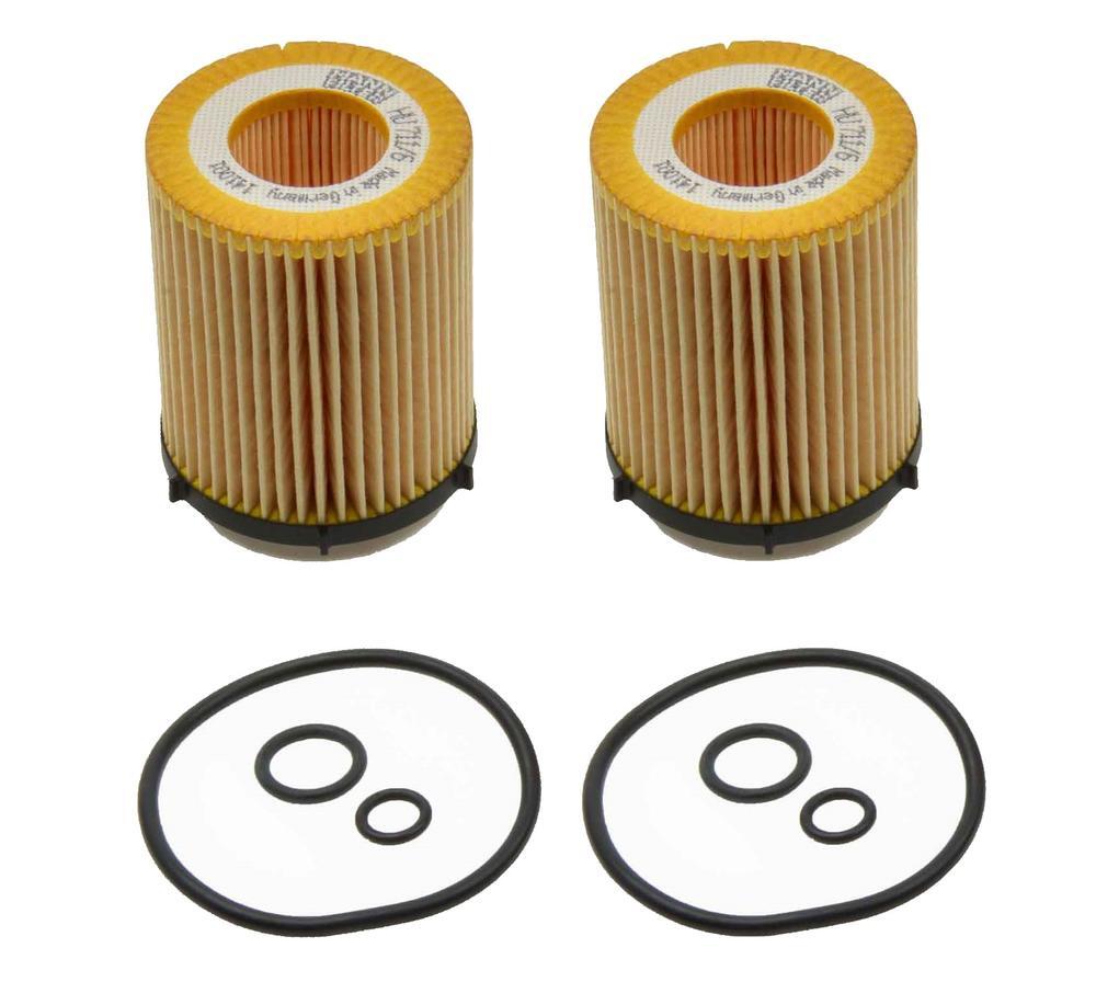 Pair Set of 2 Engine Oil Filters Mann for Mercedes W205 X156 S213 X253 ...
