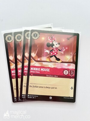 Disney Lorcana Minnie Mouse Always Classy 116/204 Common NM Card ...