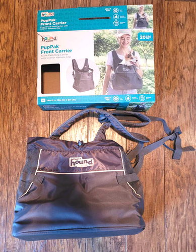 Outward Hound puppak Front carrier Up to 20lb Gray Animal carrier ...