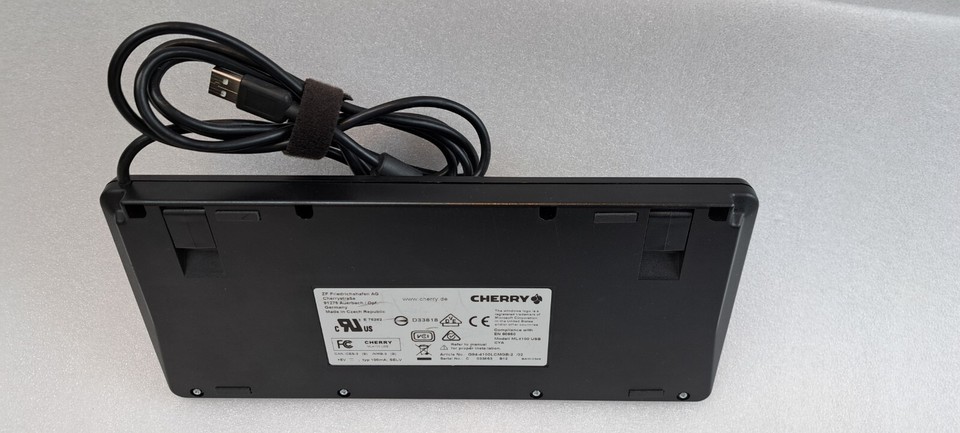 CHERRY MINI KEYBOARD D33818 MODELL ML4100 USB CYA ARTICLE NO.: G84 ...