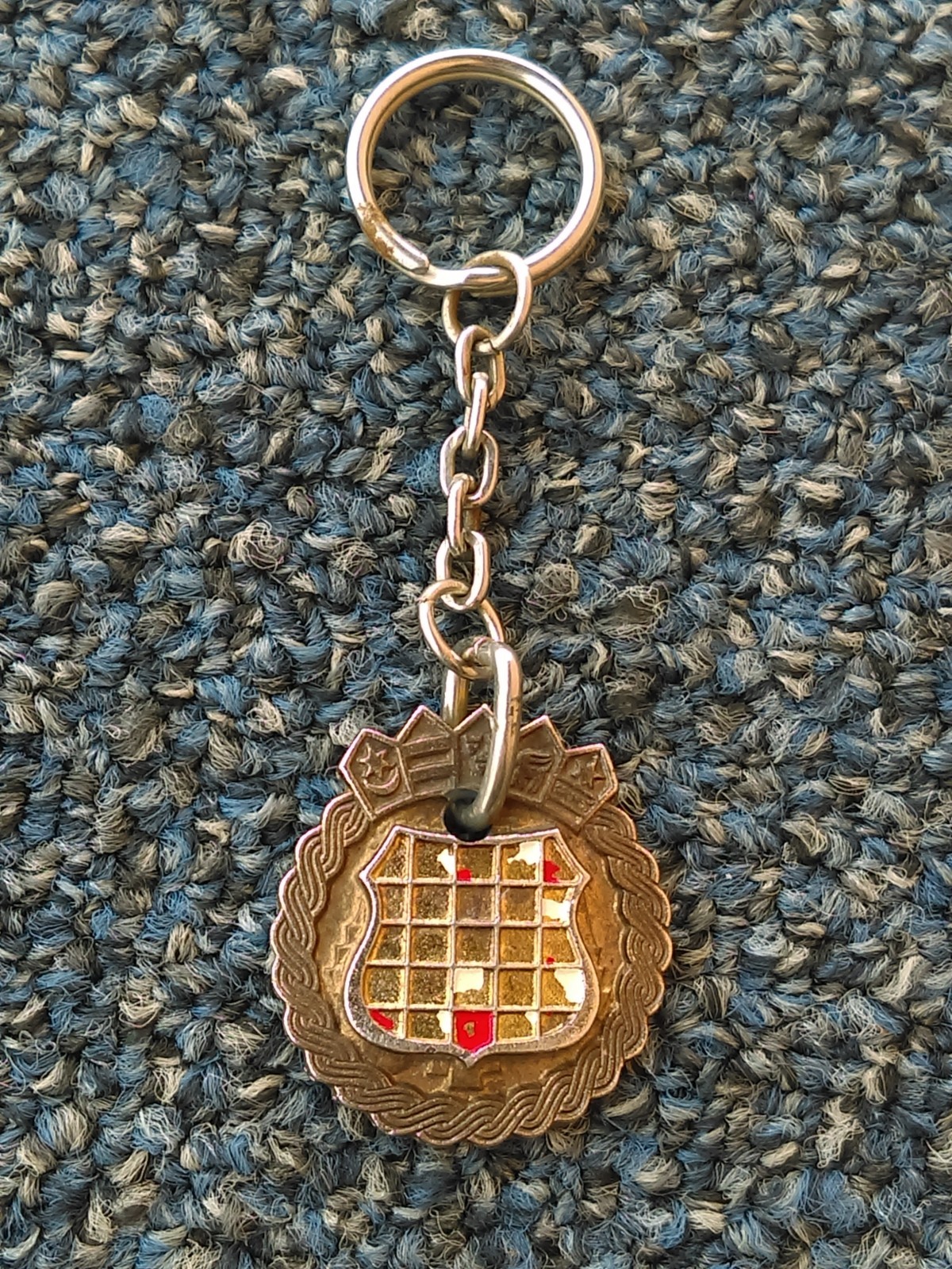 ŠAHOVNICA GRB HRVATSKA, Croatian coat of arms, Vintage patriotic metal ...