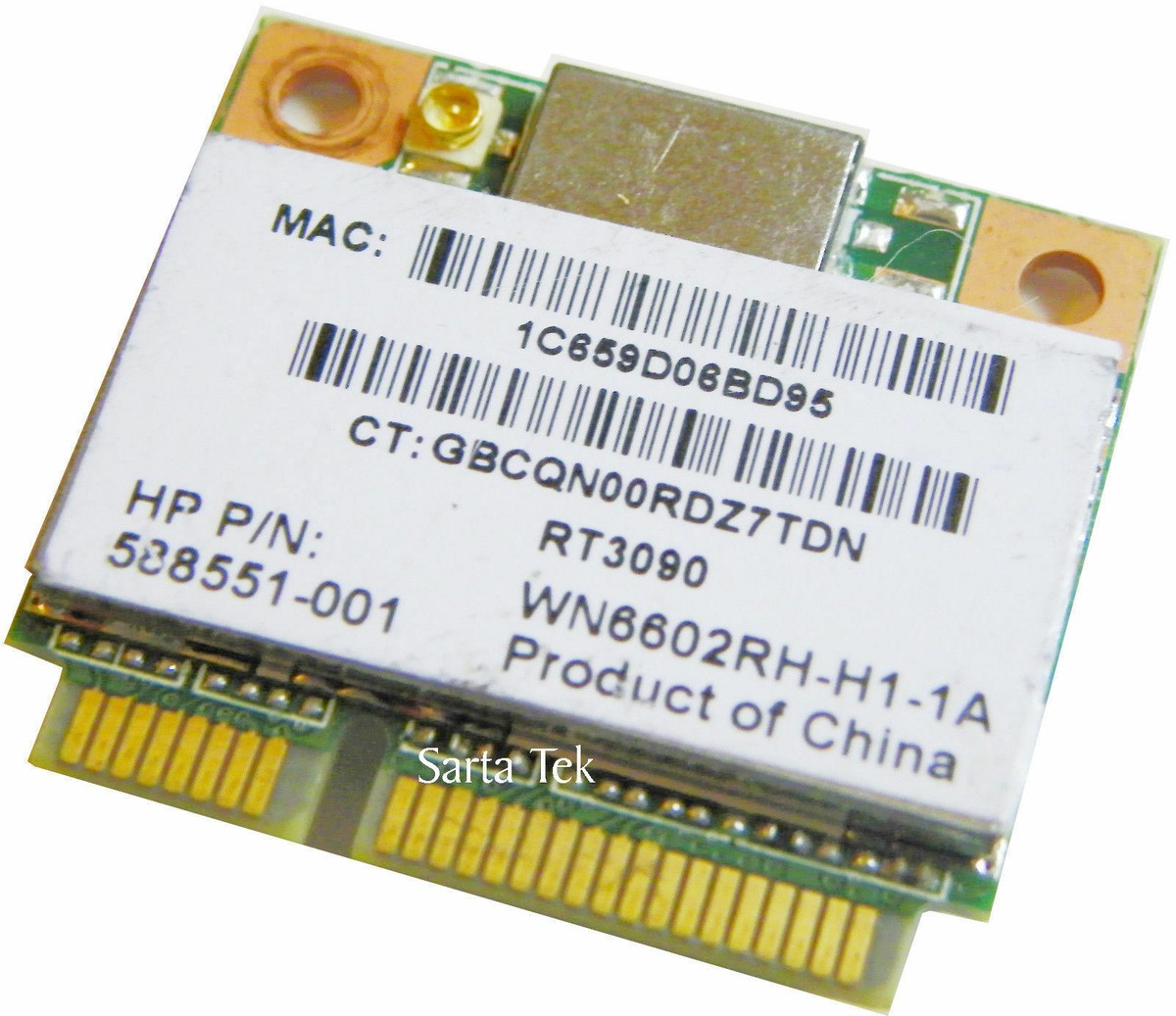 Ralink Rt3090 Half Mini Pcie Wlan Wireless Wifi Card For Ralink RT5390