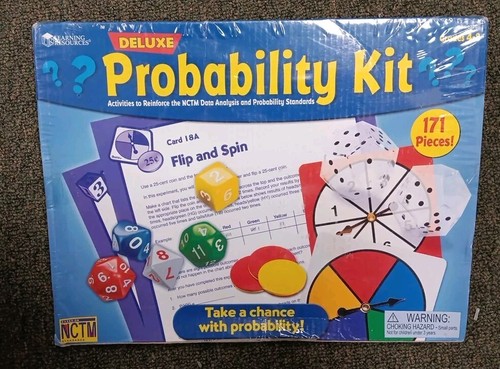 Learning Resources Deluxe Probability Kit Game NCTM Data Analysis ...
