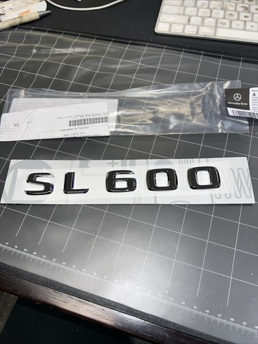 1298171515 Mercedes Benz OE Factory SL600 Trunk Badge Emblem Decal SL ...