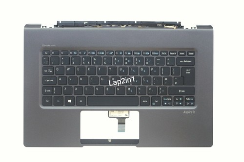 New Acer Aspire R13 R7-372T UK Keyboard Palmrest Case 13N0-F5A0801 SB3P ...