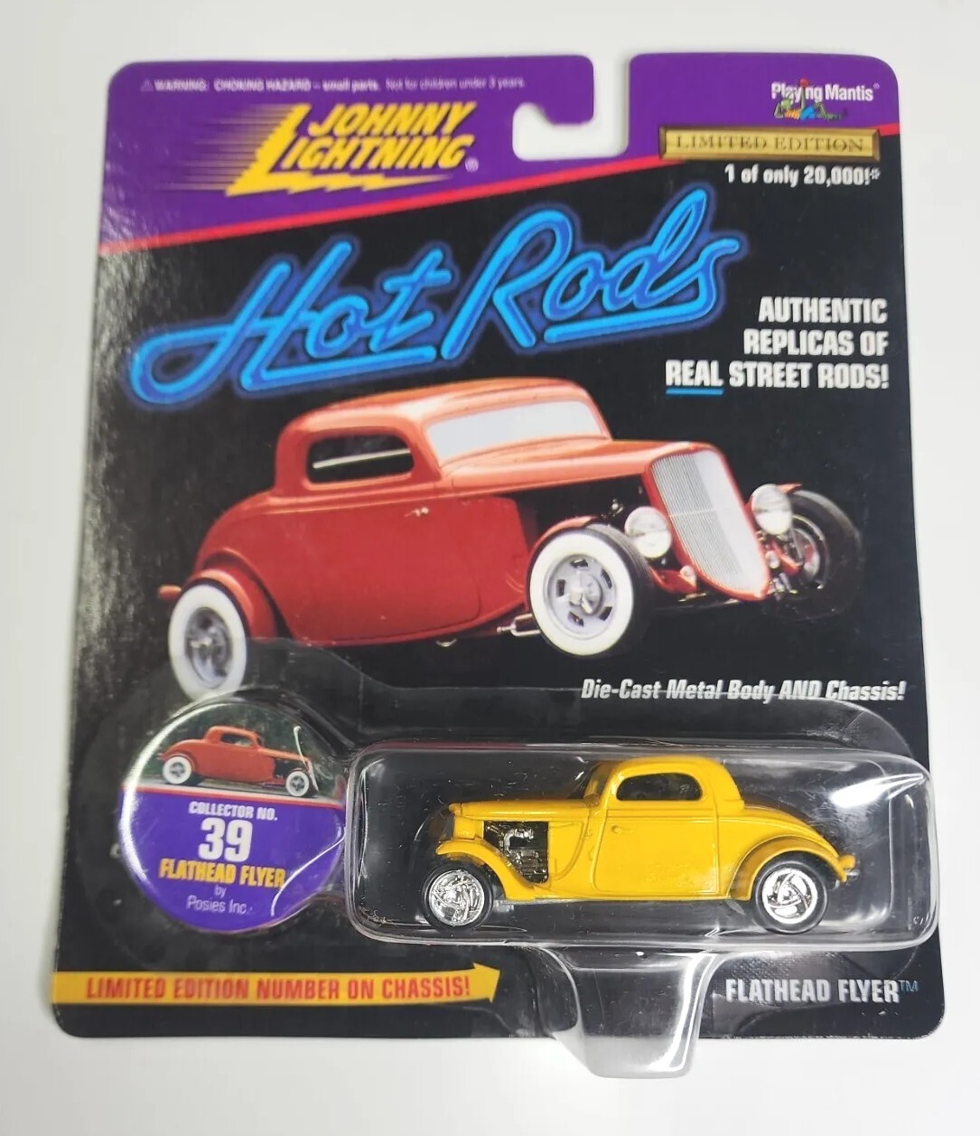 1997 Johnny Lightning Hot Rods Collector No. 39 Flathead Flyer 1/64 ...
