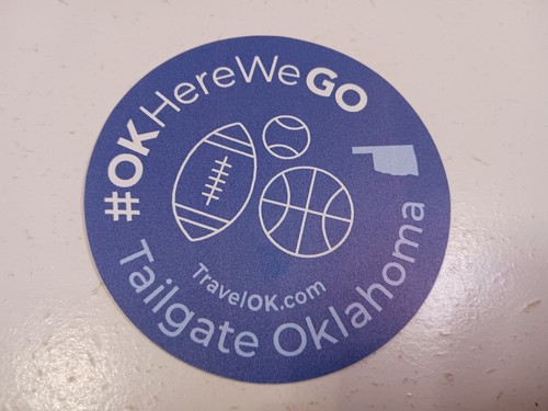 Tailgate Oklahoma #OK Here We Go Sticker Decal | eBay