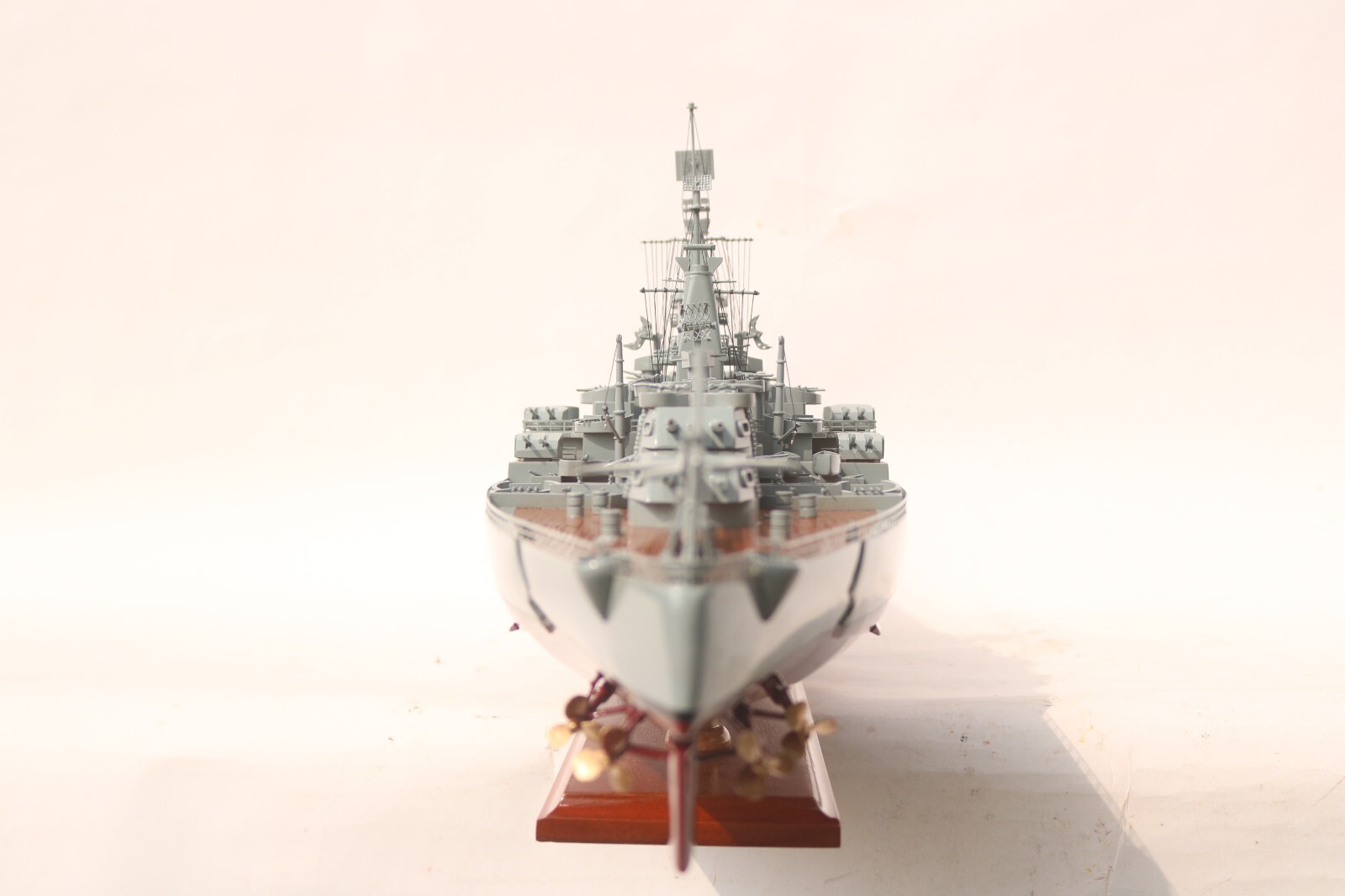 USS CALIFORNIA (BB-44) battle ship 100cm (39.4") - High quality wooden ...