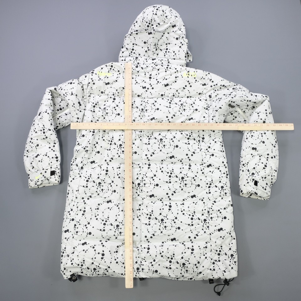 Rare NIKE ACG Paint Splatter Insulated Winter Parka Jacket Streetwear ...