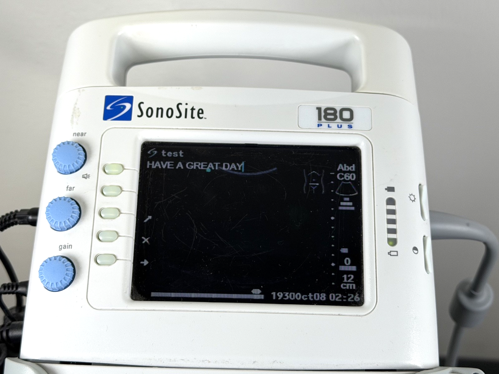 Sonosite 180 Plus Portable Machine w 2 probes | eBay