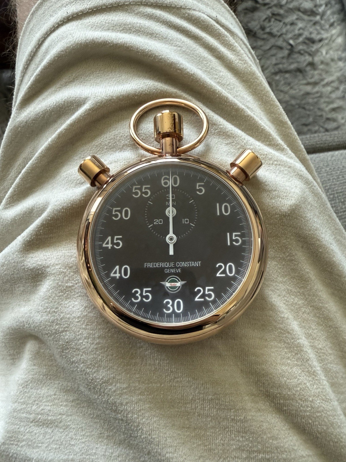 Frederique Constant Rare Time Keeper Stop Watch In Ro… - Gem