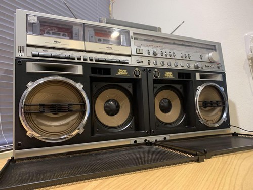 SHARP GF-909 THE SEARCHER-W Vintage Boombox Cassette and Radio | eBay