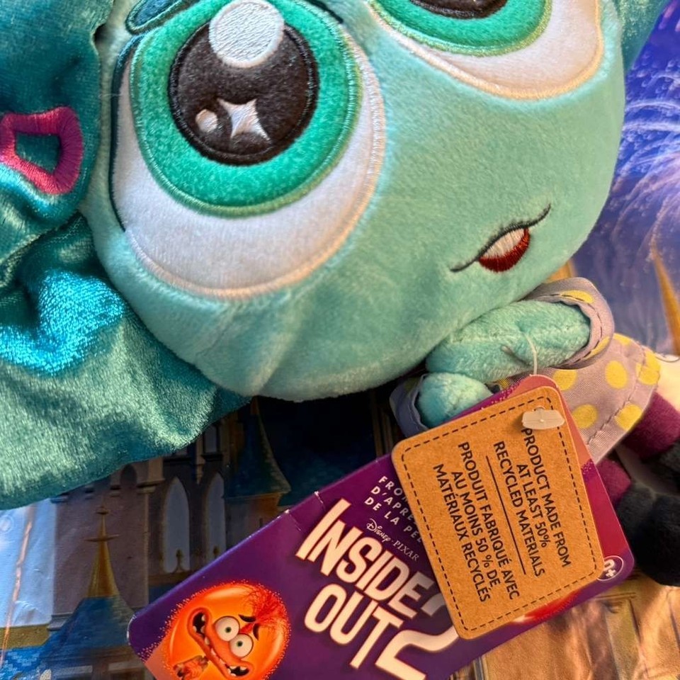 DISNEY ADORABLE ENVY PLUSH STUFFED TOY – INSIDE OUT 2 – OFFICIAL BRAND ...