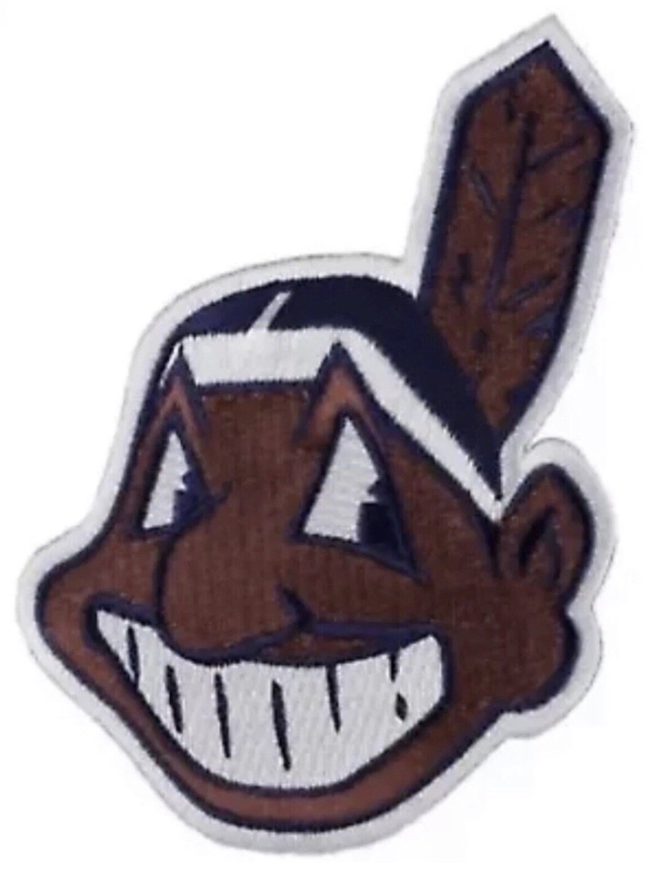 Cleveland Guardians Indians CHIEF WAHOO Head SMILE Patch Auto BANNED ...