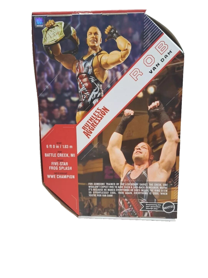 WWE Ultimate Edition Ruthless Aggression Rob Van Dam RVD Wrestling ...