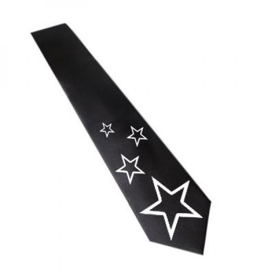 Stars Design Black Neck Tie XBNT17 | eBay UK