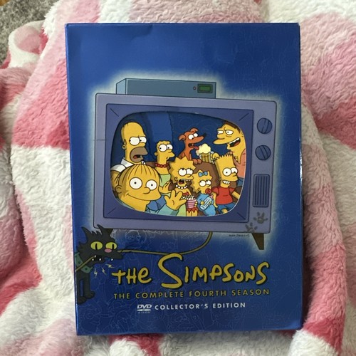 The Simpsons Complete Fourth Season DVD 4 Disc Box Set Collector's ...