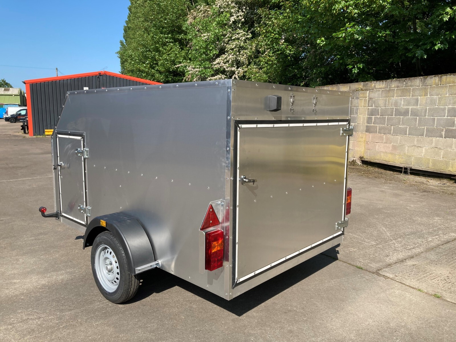 Teale Supalite 8 Aluminium Box Trailer 8 Ft x 5 FT 750kg campbase 13 ...