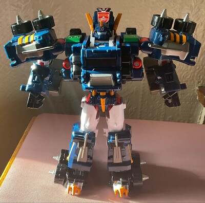 TOBOT V ULTRA COMMANDER Beast Dino Megazord Transforming Robot Vehicle ...