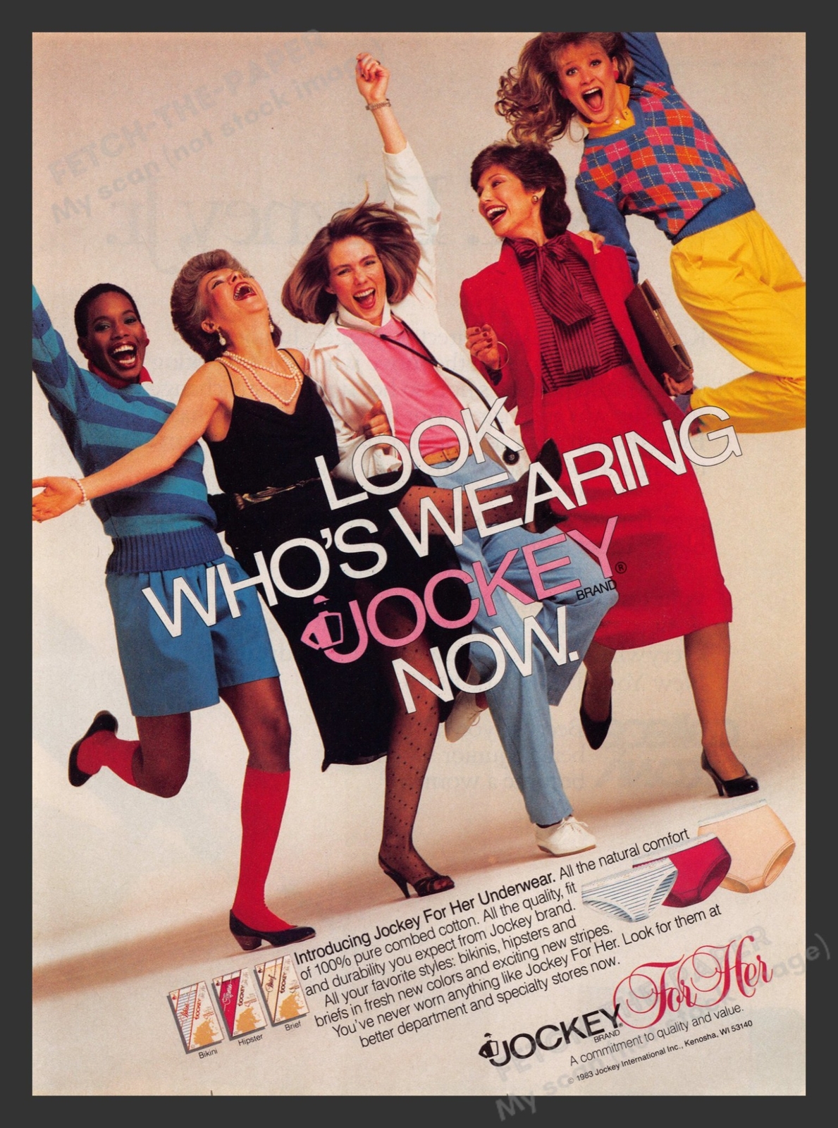 Jockey for Her Underwear Professional Women 1980s Print Advertisement ...