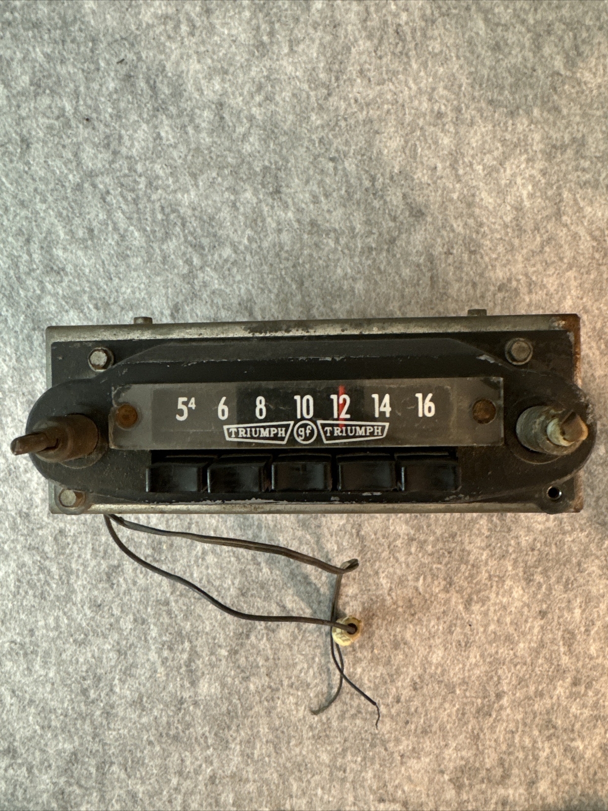 Triumph TR4 TR250 TR6 Branded Late 60's Early 70's AM Radio | Genuine ...