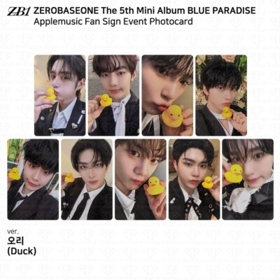 ZEROBASEONE ZB1 5th Mini Album Blue Paradise Applemusic Fan Sign Event ...