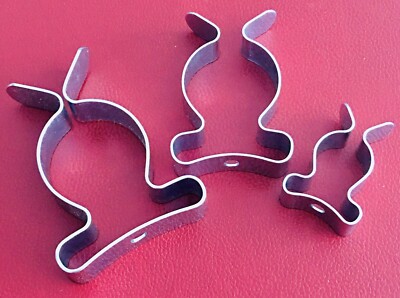 SPRING CLIPS TOOL HANGING STORAGE TERRY CLIP 12,19,25mm HANGERS SHED ...