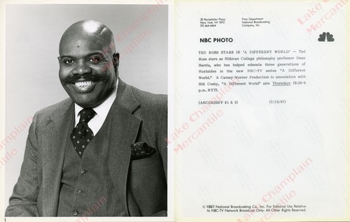 A DIFFERENT WORLD Press Photo TED ROSS police academy | eBay